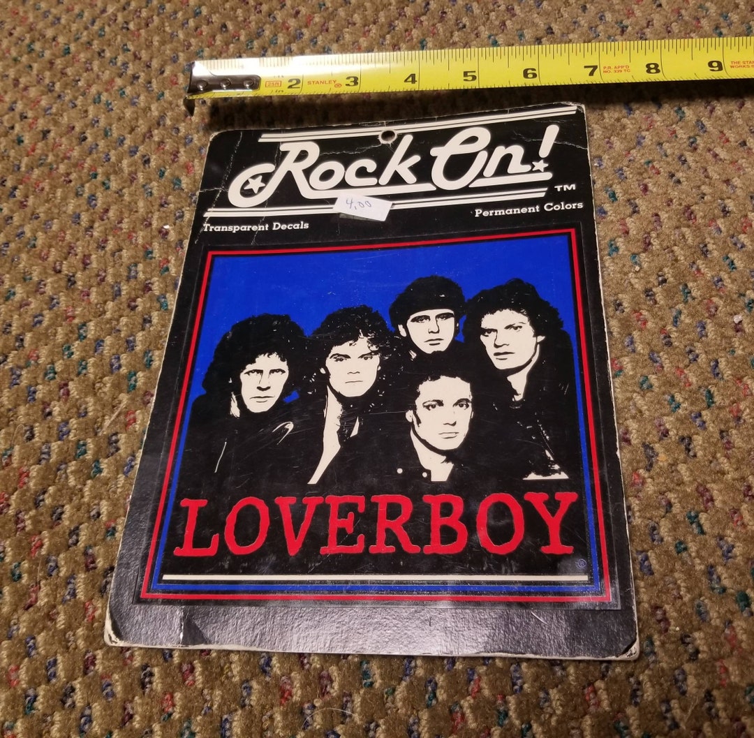 Vintage Loverboy Transparent Decal - Etsy