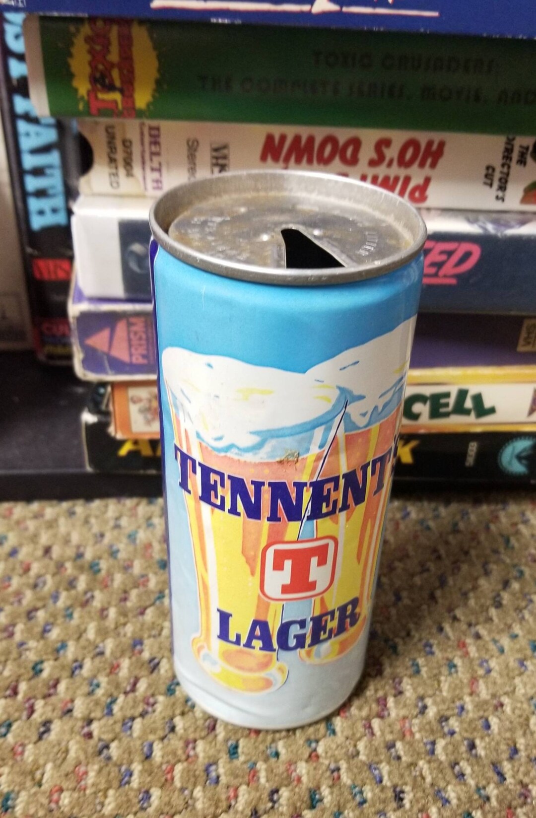 Vintage Tennent Lager Beer Can Empty - Etsy