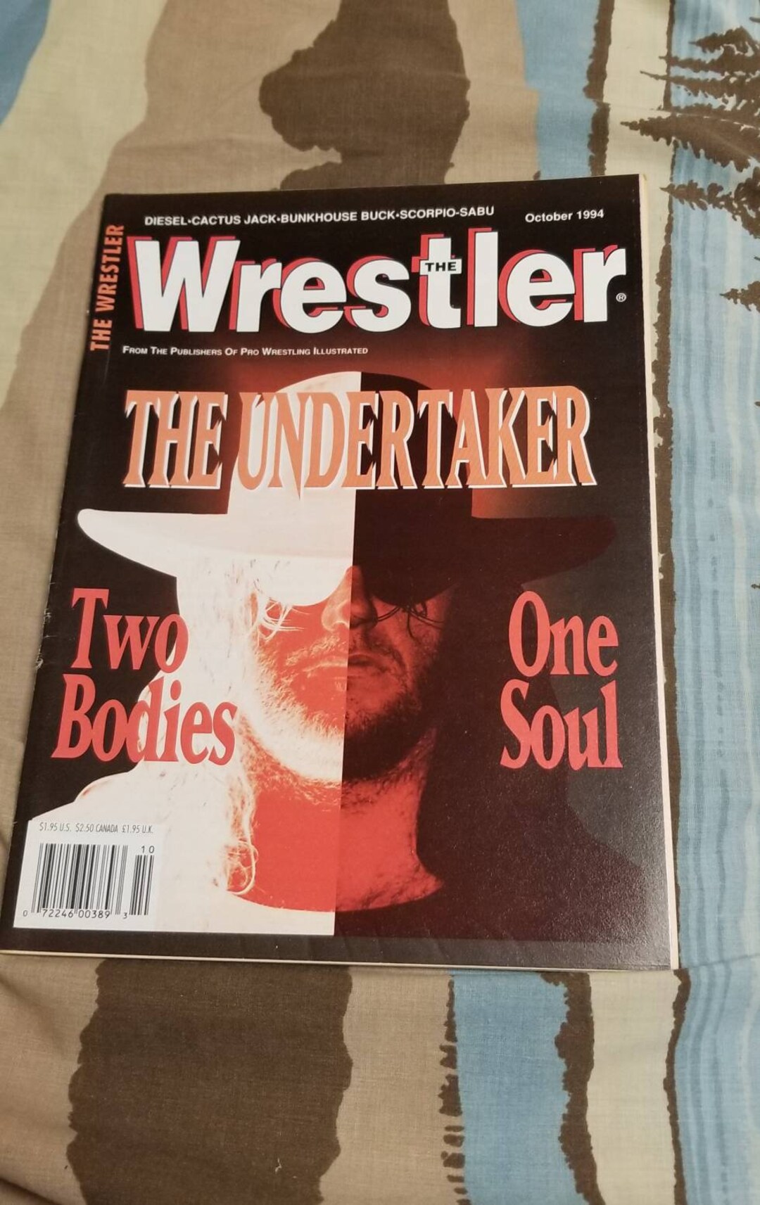 The Wrestler Magazine October 1994 the Undertaker Cover - Etsy