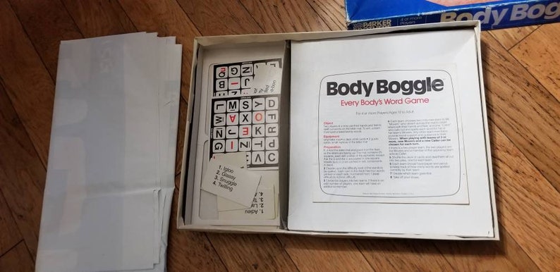 Vintage Body Boggle Game - Etsy