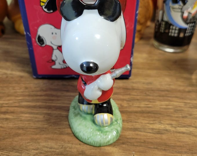 Vintage Snoopy Fireman Porcelain Figurine. B14 - Etsy