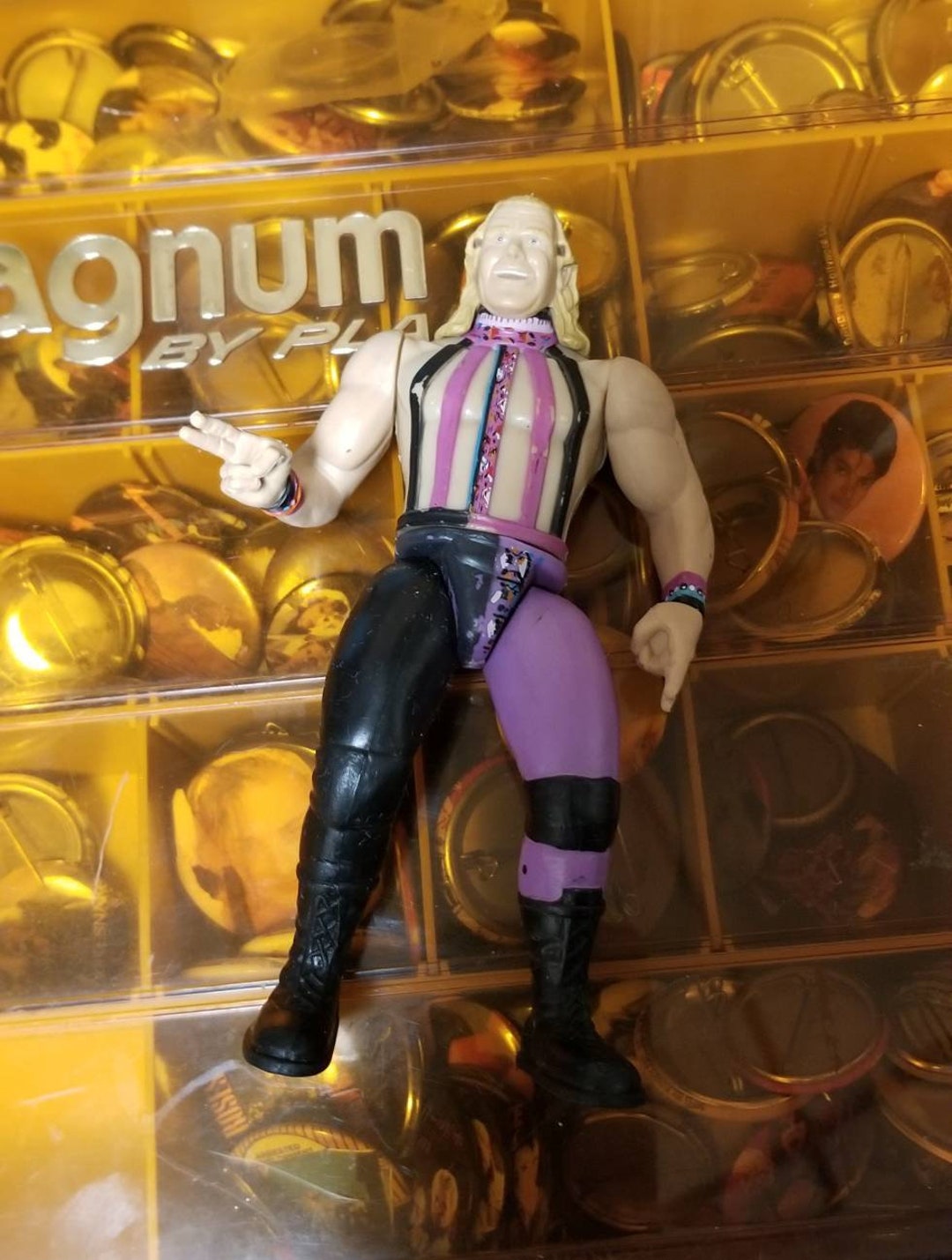 WWF Jakks Superstars Series 6 double J Jeff Jarrett BCA Figure 1998 - Etsy