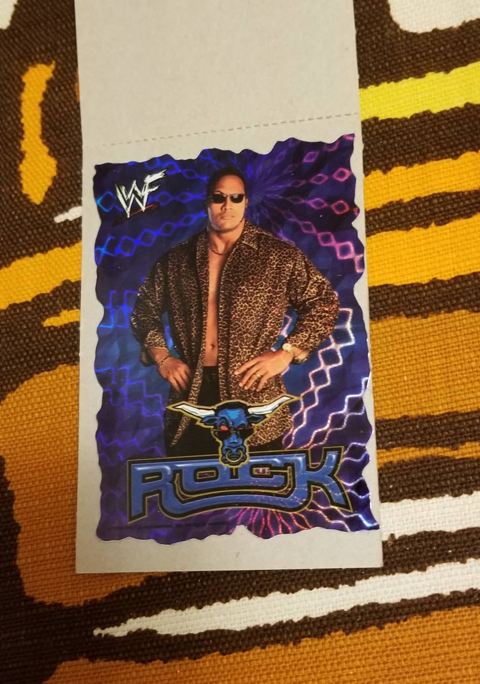 Vintage The Rock WWE Vending Machine Sticker | Etsy
