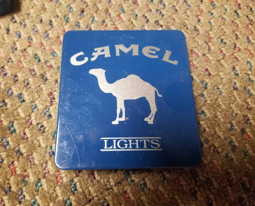 Vintage Camel Lights Cigarette Case - Etsy