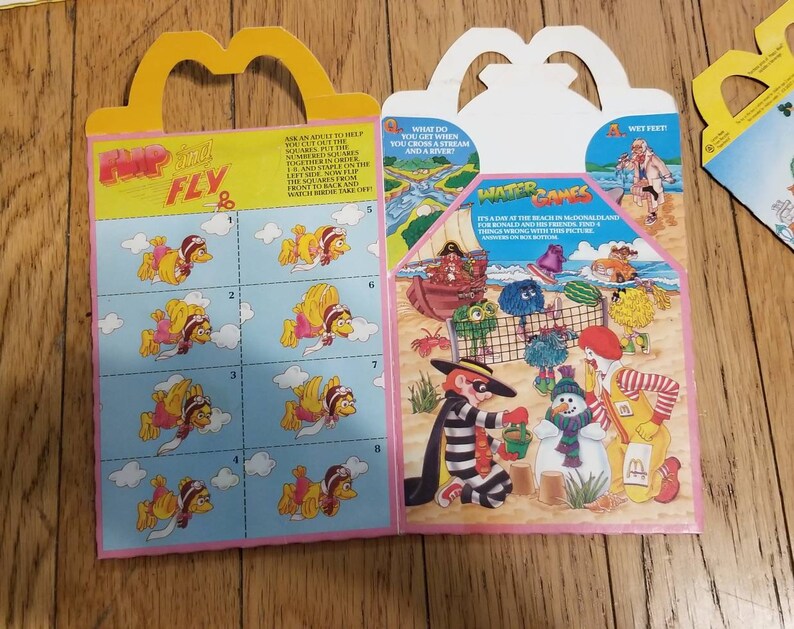 Vintage Mcdonaldland Good Friends Happy Meal Box - Etsy