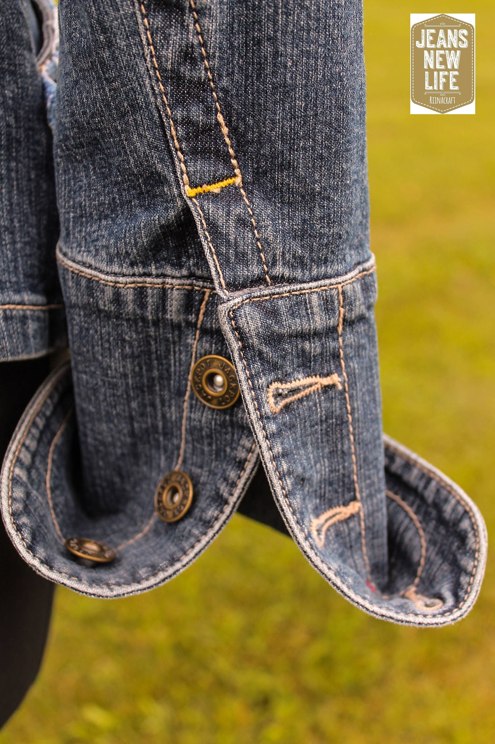 Redesign Denim Jacket, Reuse, Patchwork, Pearls Embroidery. - Etsy