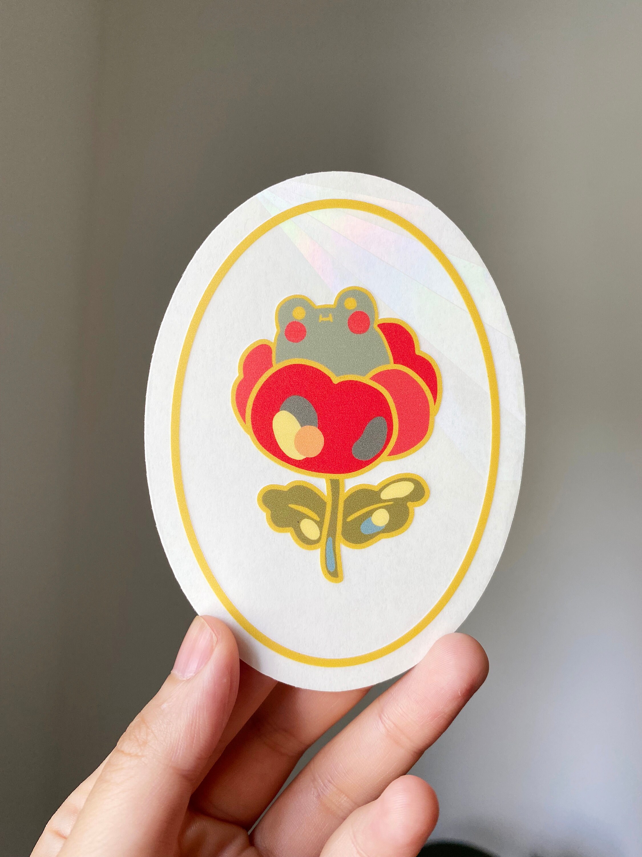 Embellishments Scrapbooking Frog with a Flower Umbrella Suncatcher ...