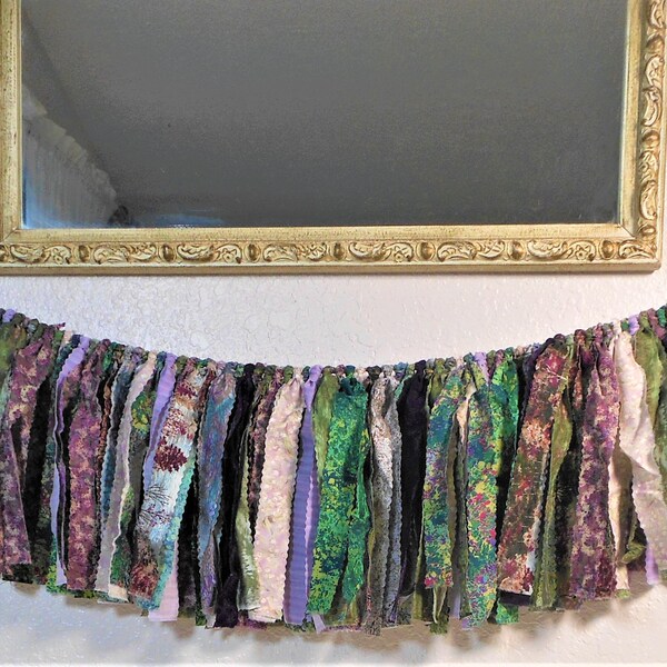 Rag Garland - Etsy