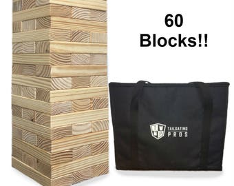 Giant Toppling Tower With Carrying Case Free Shipping | Etsy