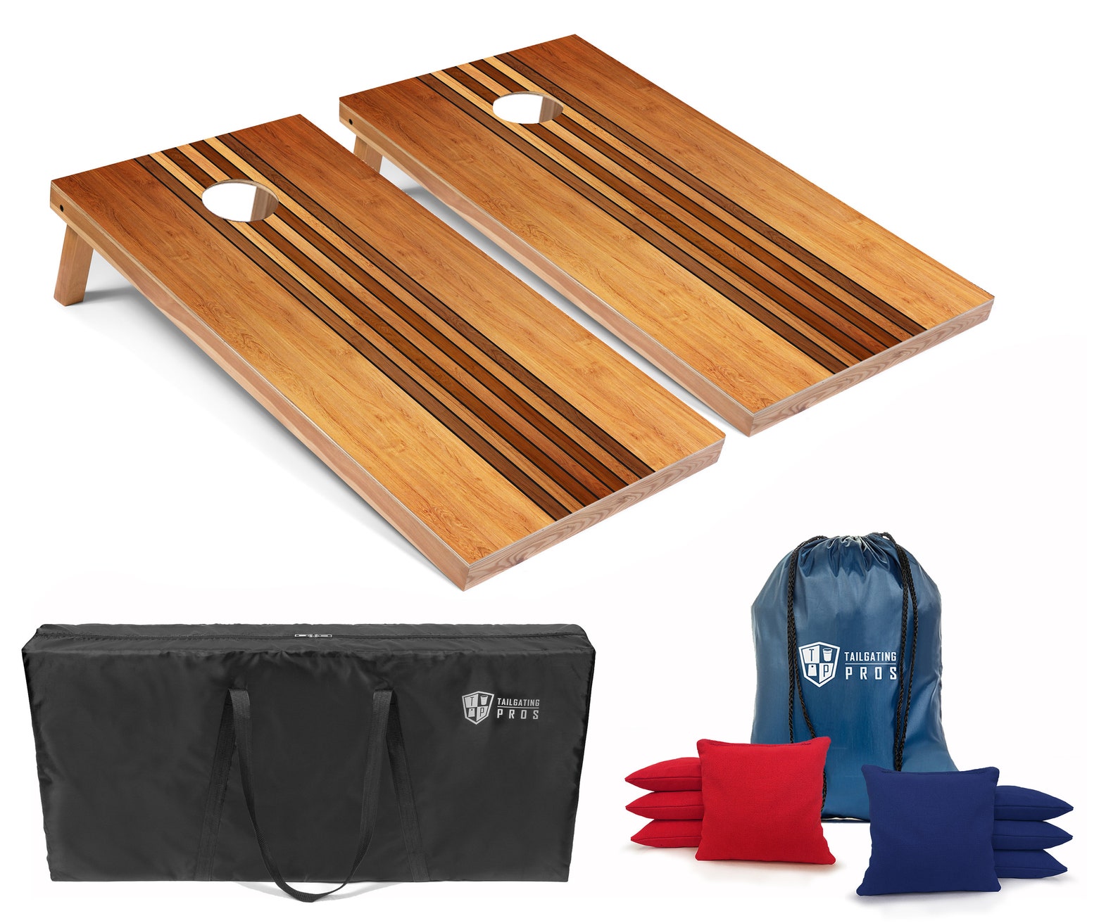 Tailgating Pros 4'x2' Retro Wooden Cornhole Boards W/ - Etsy