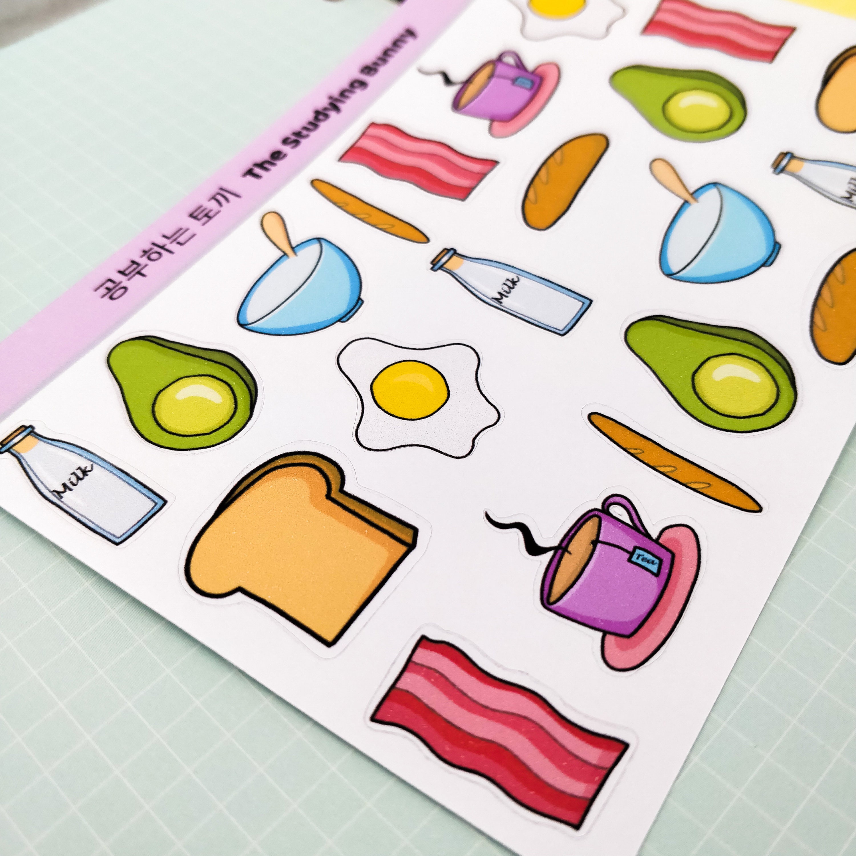Breakfast Stickers | Handmade Stickers, Bulletjournal Stickers, Deco ...