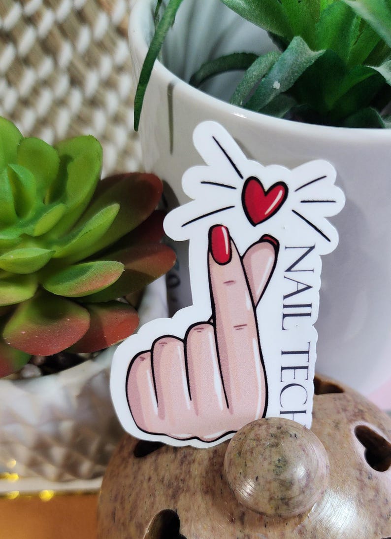 Nail Tech Sticker - Etsy