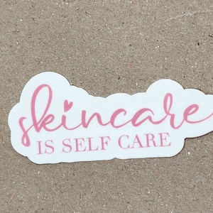 Wash Your Face Sticker skin Care Esthetician Gift Sticker Self Love ...