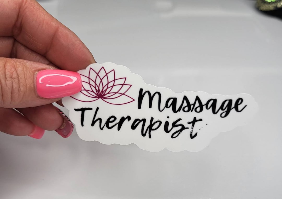 Massage Therapist Sticker - Etsy