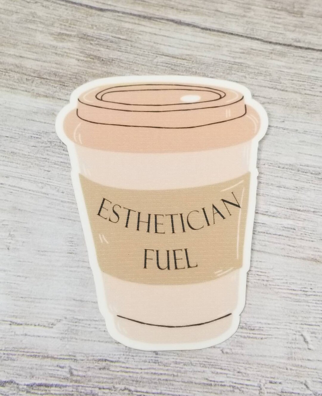 Esthetician Fuel Sticker - Etsy