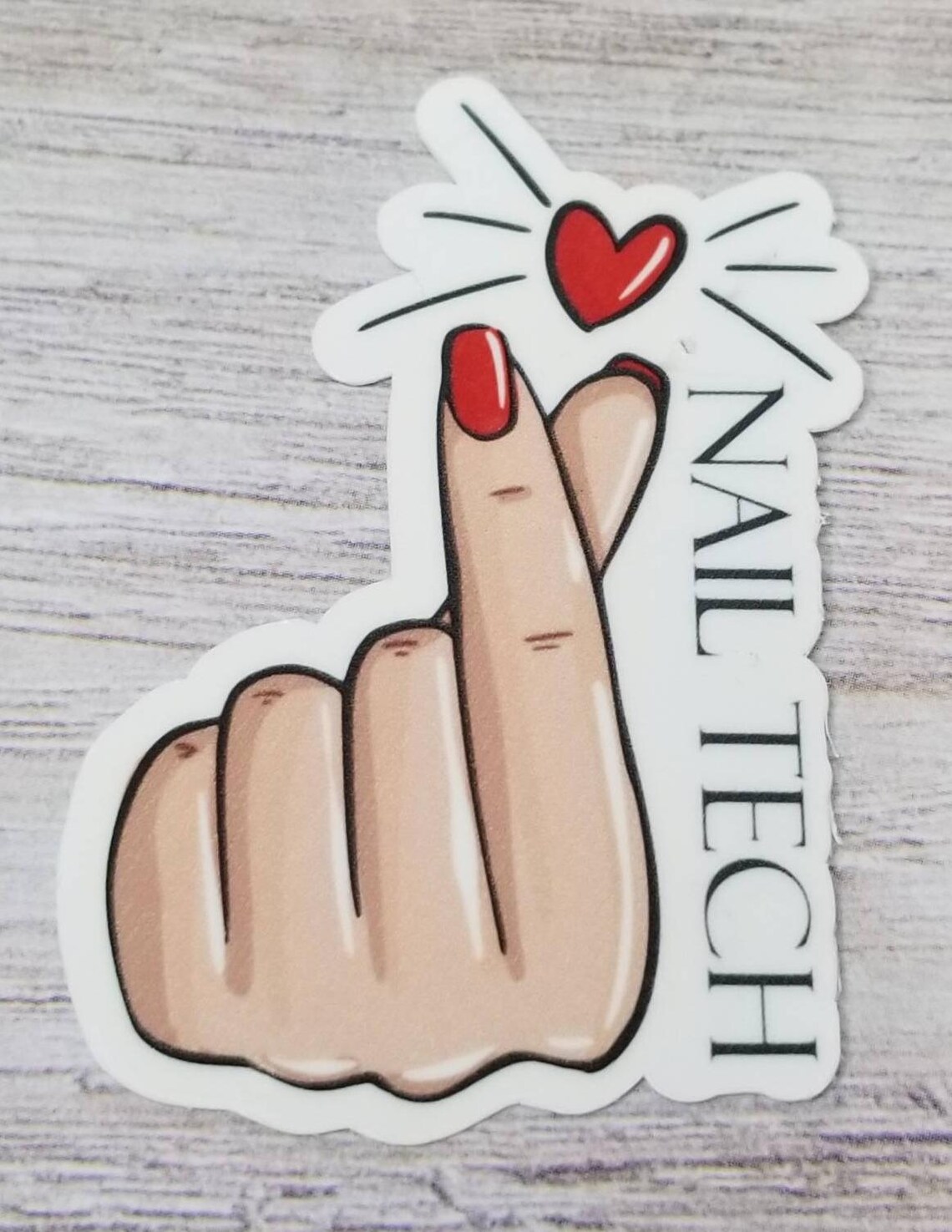 Nail Tech Sticker - Etsy