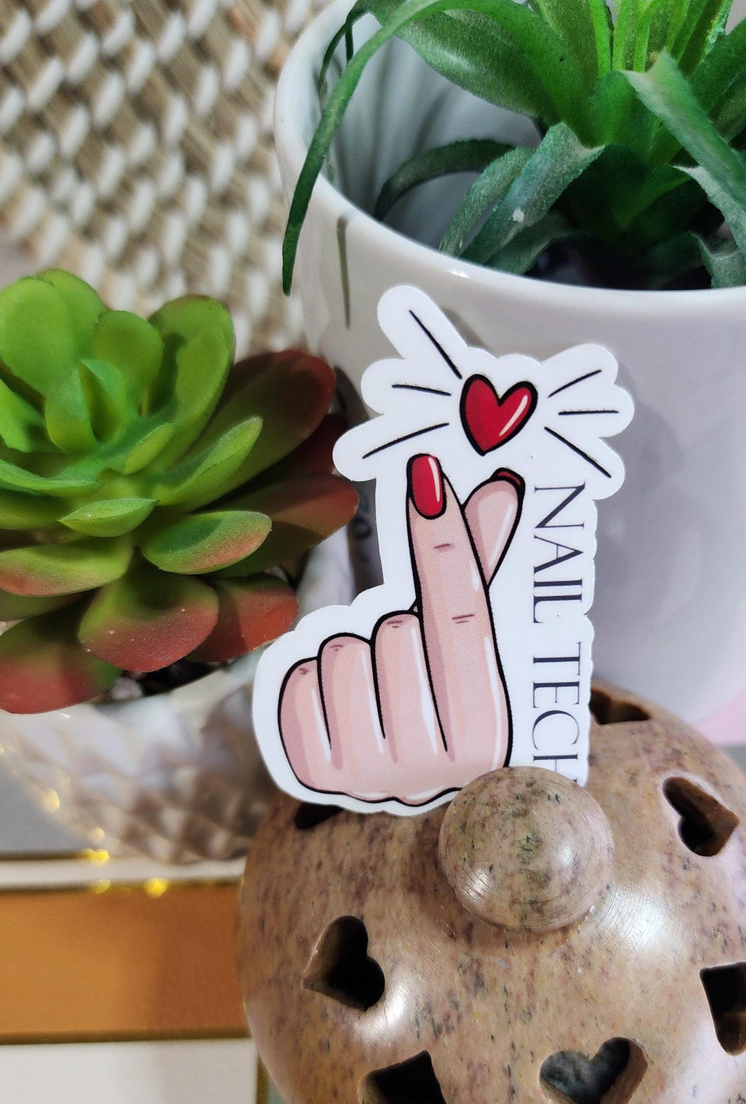 Nail Tech Sticker - Etsy