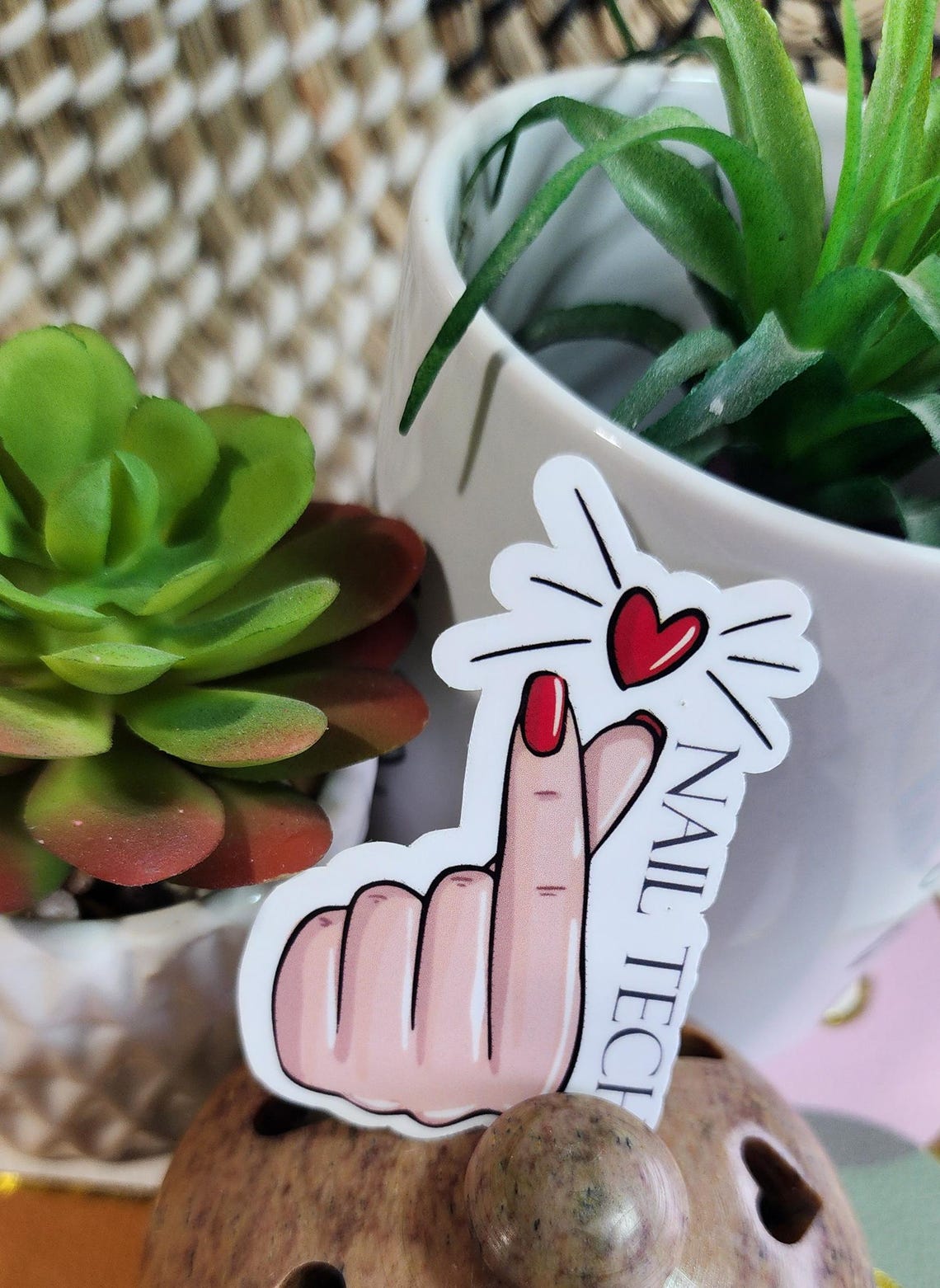 Nail Tech Sticker - Etsy