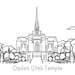 LDS Temple Coloring Pages // 6 Temples // Instant Digital Download - Etsy