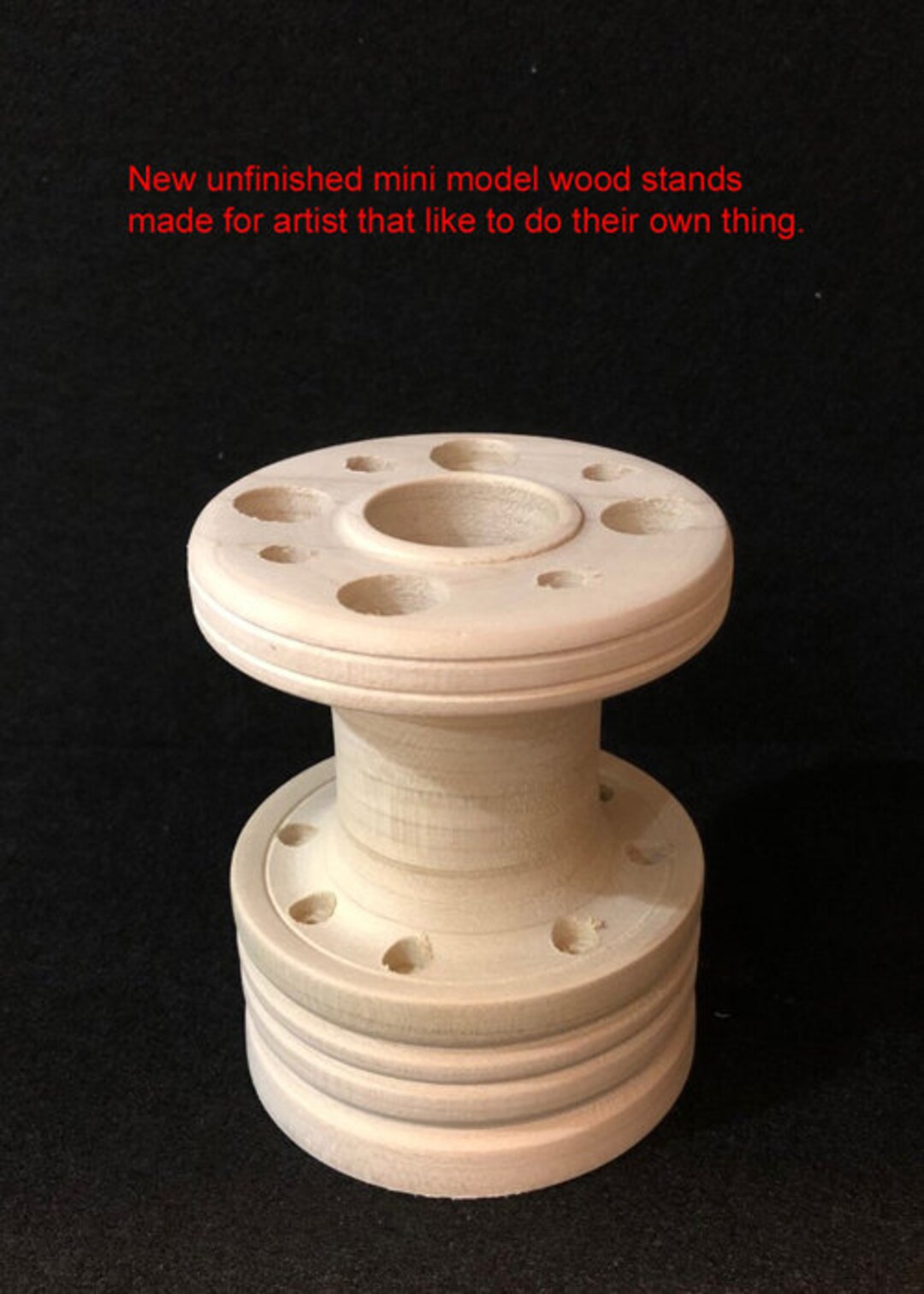 New Unfinished Wooden Mini Stand - Etsy