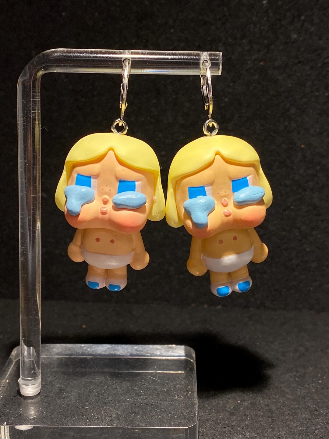 Teary Eyed Baby Doll Cry Baby Doll Earrings - Etsy