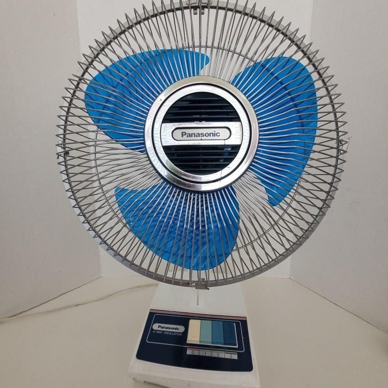 Blue Electric Fan - Etsy