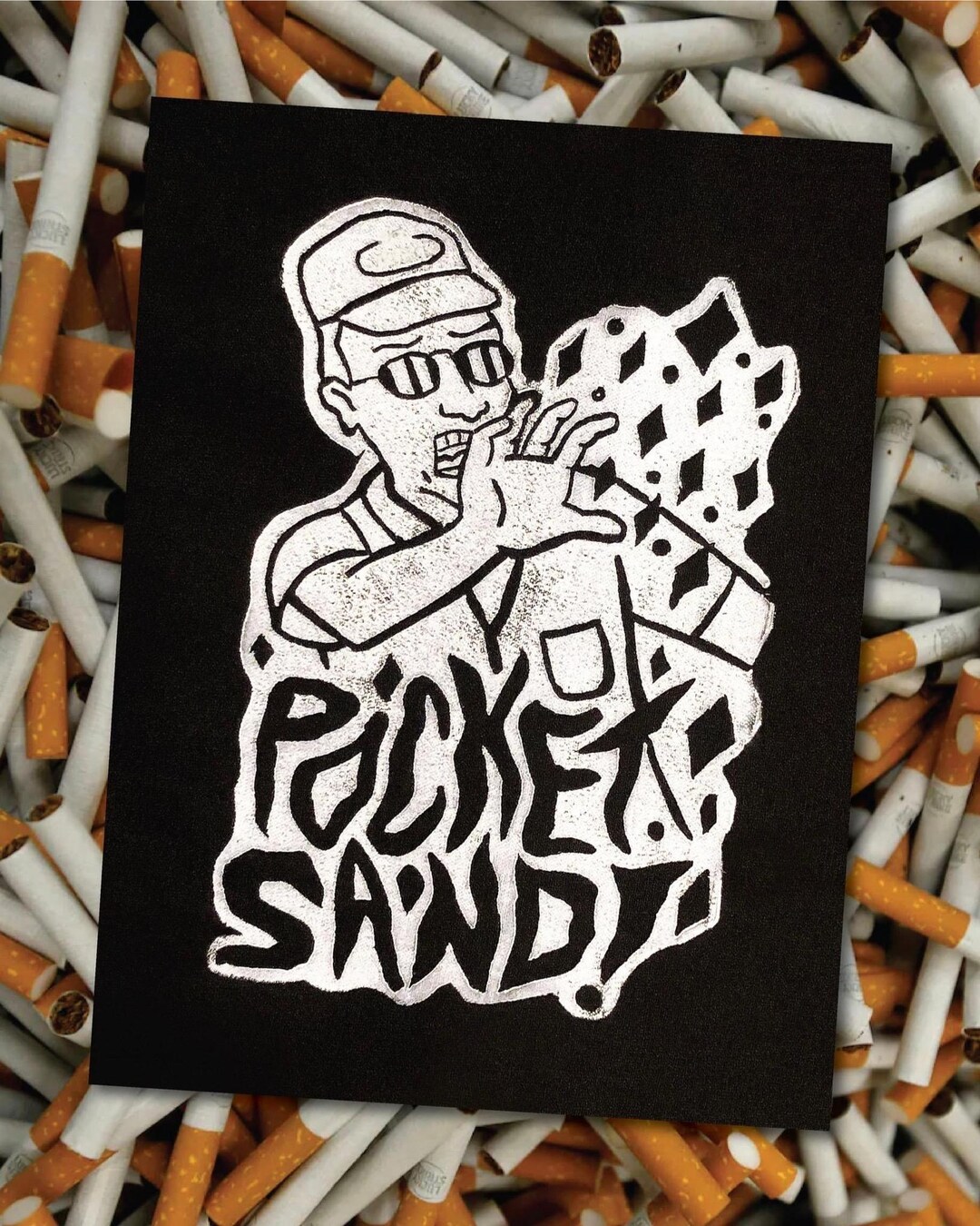Dale Gribble - Pocket Sand - Punk Patch, Block Print - Etsy