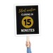 3 PDF Posters - Silent Auction Closing in 1, 15 and 30 Minutes, Signage ...