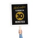 3 PDF Posters - Silent Auction Closing in 1, 15 and 30 Minutes, Signage ...