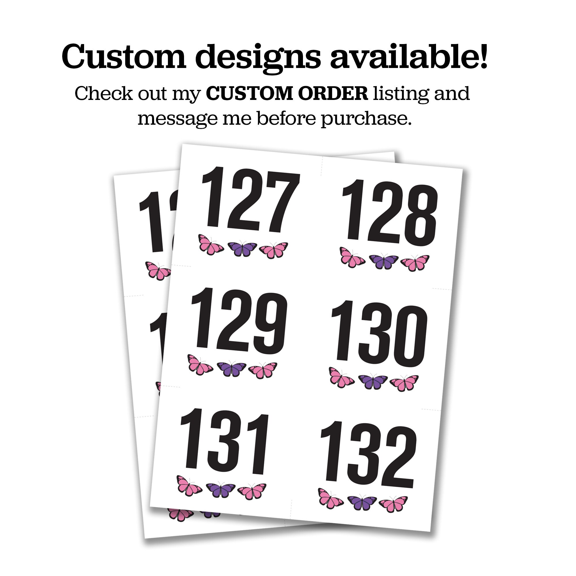 Bottle Numbers Tags, Fundraising Events, PDF File, Bourbon Pulls ...
