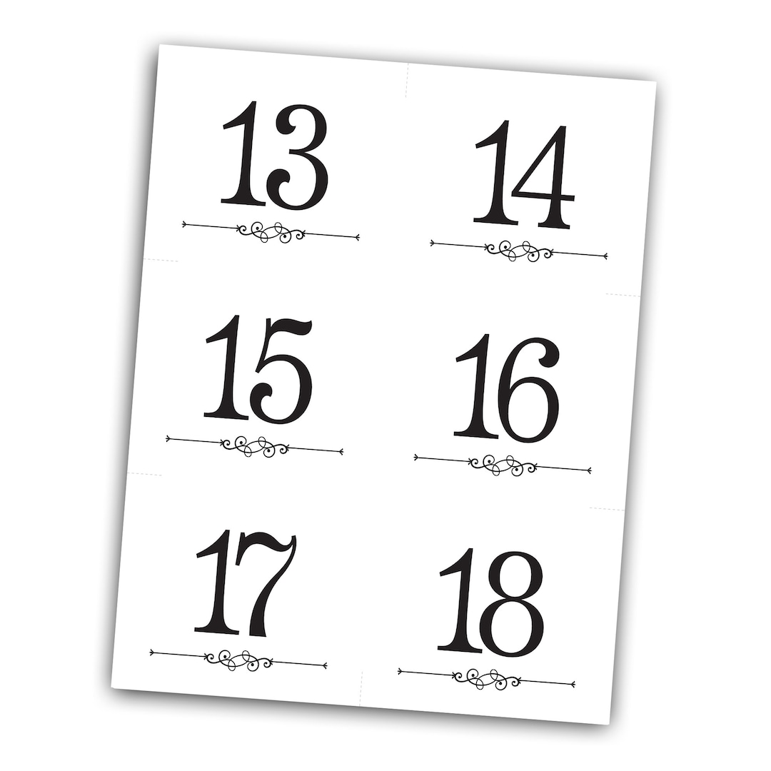 Bottle Numbers Tags, Fundraising Events, PDF File, Bourbon Pulls ...