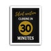 3 PDF Posters - Silent Auction Closing in 1, 15 and 30 Minutes, Signage ...
