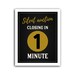 3 PDF Posters - Silent Auction Closing in 1, 15 and 30 Minutes, Signage ...