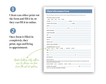 Veterinary Intake Form for Online or Print Use, PDF, Vet Tech ...