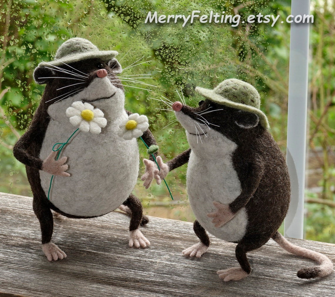 Water Shrew, Water Mouse, Mouse With Flower, Smiling Mouse, Needle ...