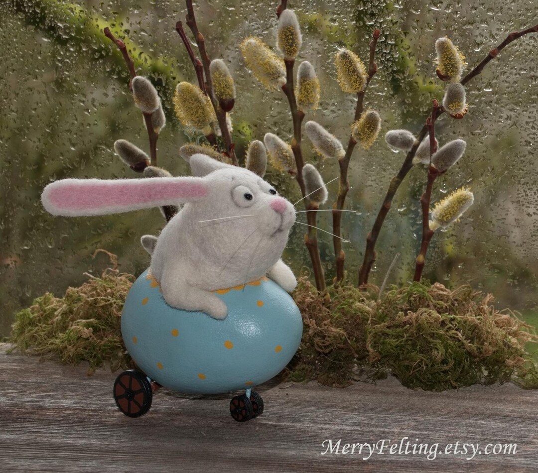 Easter Bunny, Bunny in Car, Bunny in the Egg, Happy Bunny - Etsy