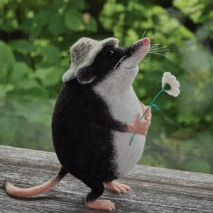 Water Shrew Water Mouse Mouse With Flower Smiling Mouse - Etsy Canada