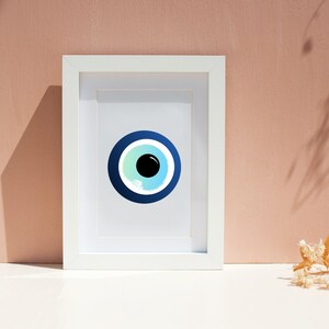 Blue Classic Evil Eye Printable Poster / INSTANT DOWNLOAD / Protection ...