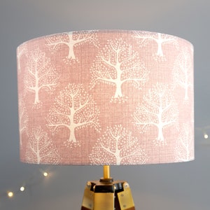 Pink Lampshade Trees Natural Blush Rose 20cm 25cm 30cm 35cm 40cm Drum ...