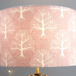 Pink Lampshade Trees Natural Blush Rose 20cm 25cm 30cm 35cm 40cm Drum ...