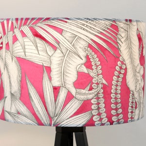 Pink Lampshade Hot Pink Tropical 20cm 25cm 30cm 35cm 40cm Drum Lamp ...