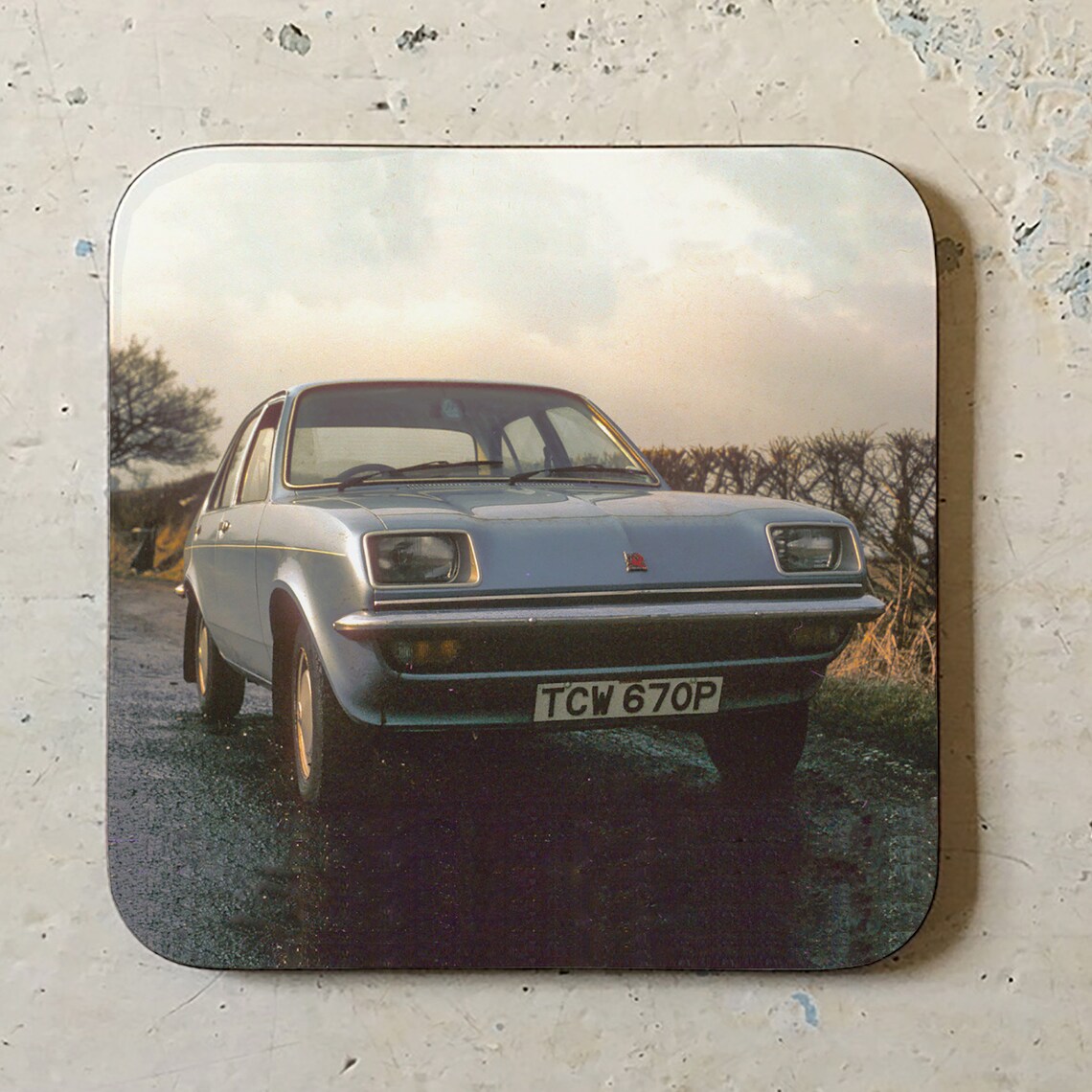 Set of 4 Vintage Cars Coasters - Classic Vehicles - Vauxhall Astra ...