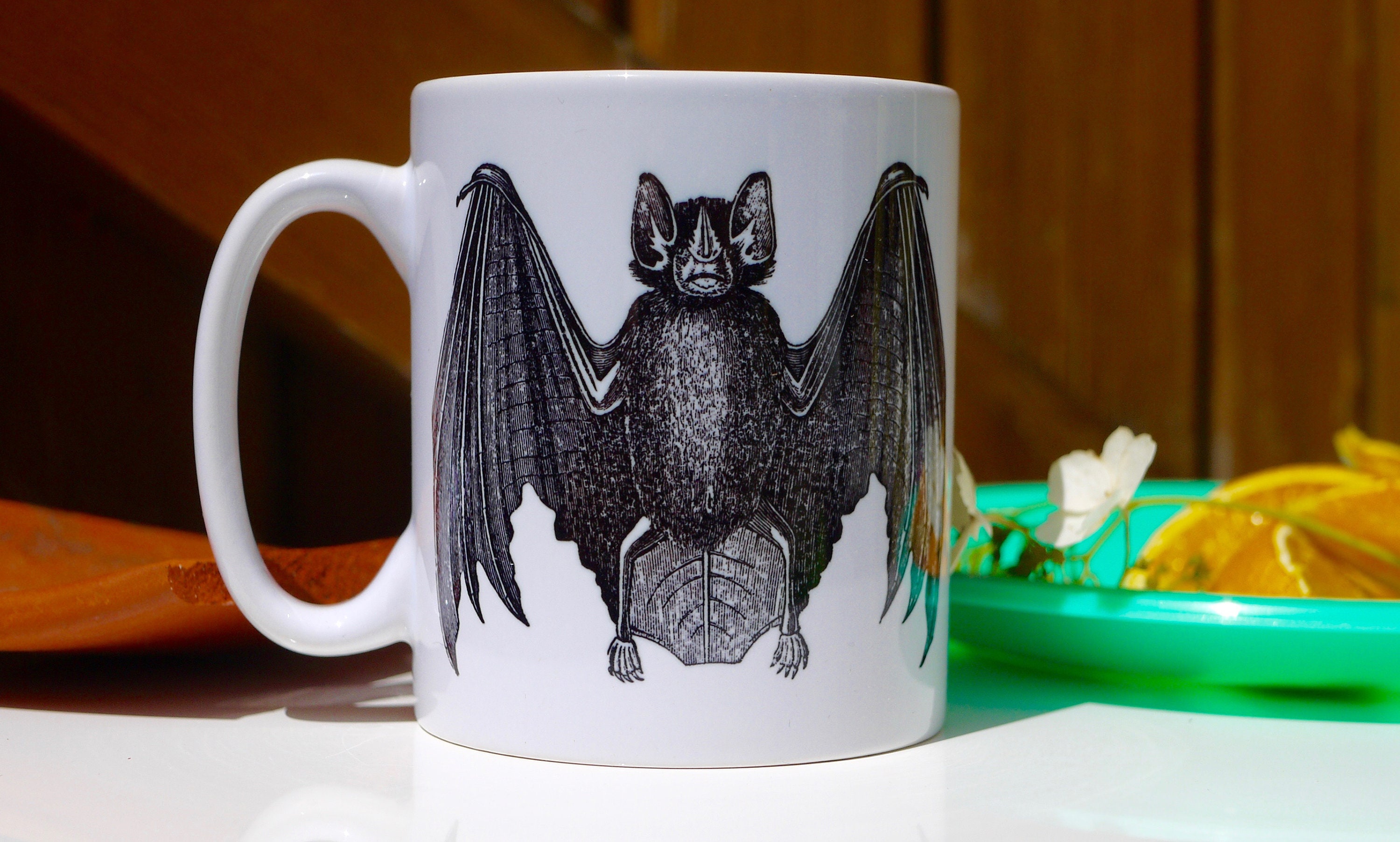 Steampunk Bat Mug Ceramic Mug Victorian Steampunk Steam | Etsy