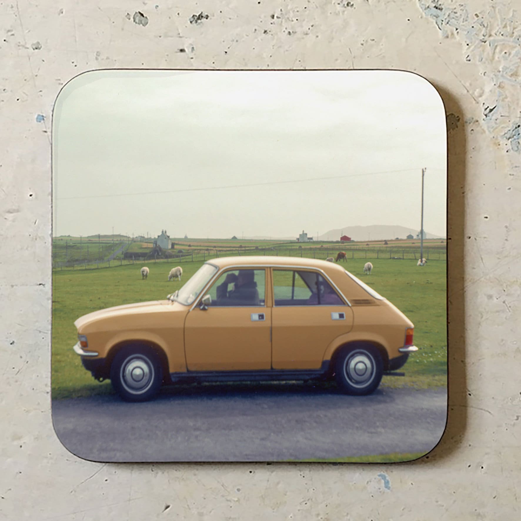Set of 4 Vintage Cars Coasters - Classic Vehicles - Vauxhall Astra ...