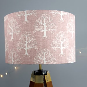 Pink Lampshade Trees Natural Blush Rose 20cm 25cm 30cm 35cm 40cm Drum ...