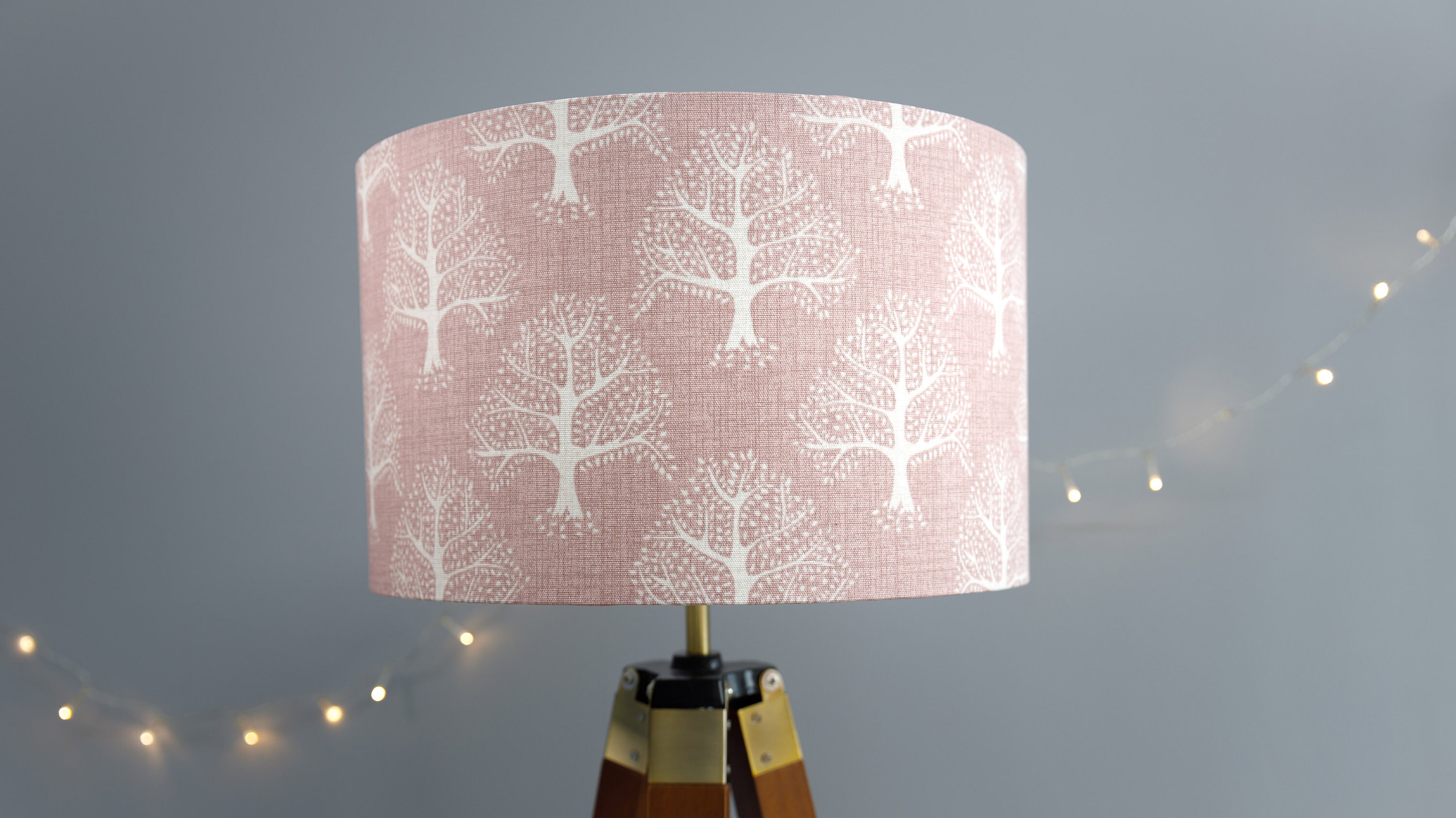 Pink Lampshade Trees Natural Blush Rose 20cm 25cm 30cm 35cm 40cm Drum ...