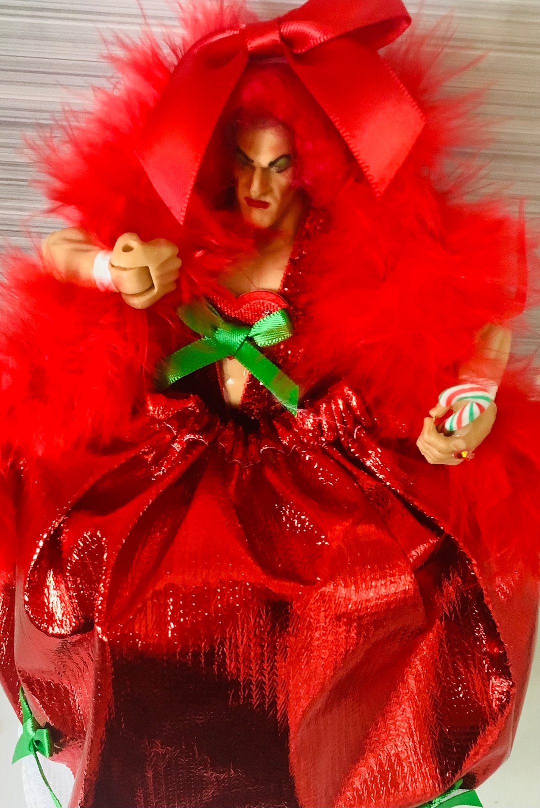Xmas Drag Queen Toilet Roll Holder Handmade Each One Unique - Etsy