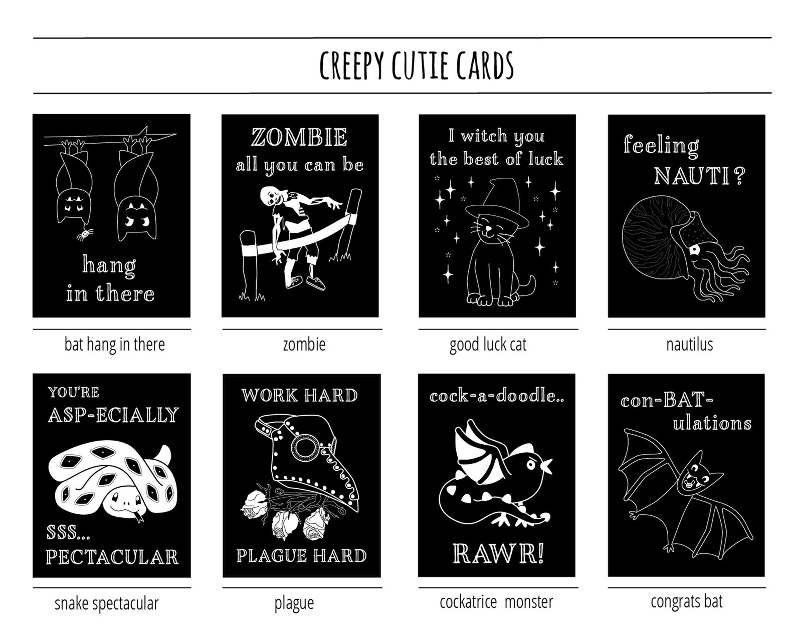 Cute Bat Card / Encouragement Card / Letterpress Card / Hang in There ...