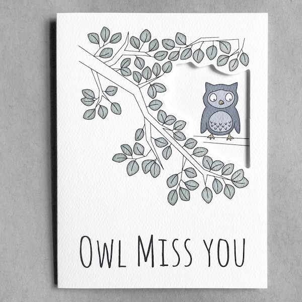 Miss You Friend Card - Etsy