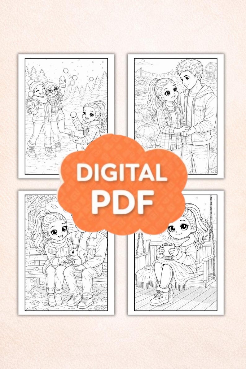 Little Moments With Demlie – Printable Coloring Book PDF | Cozy ...